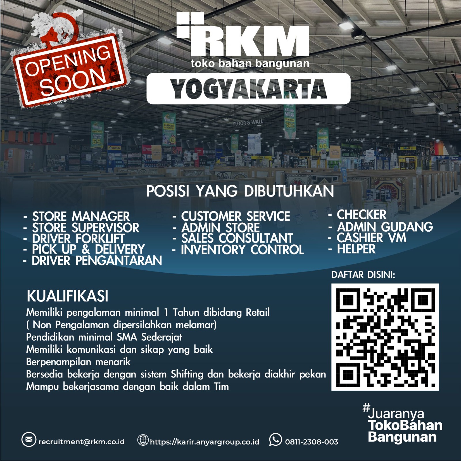 KARIR || ANYAR GROUP